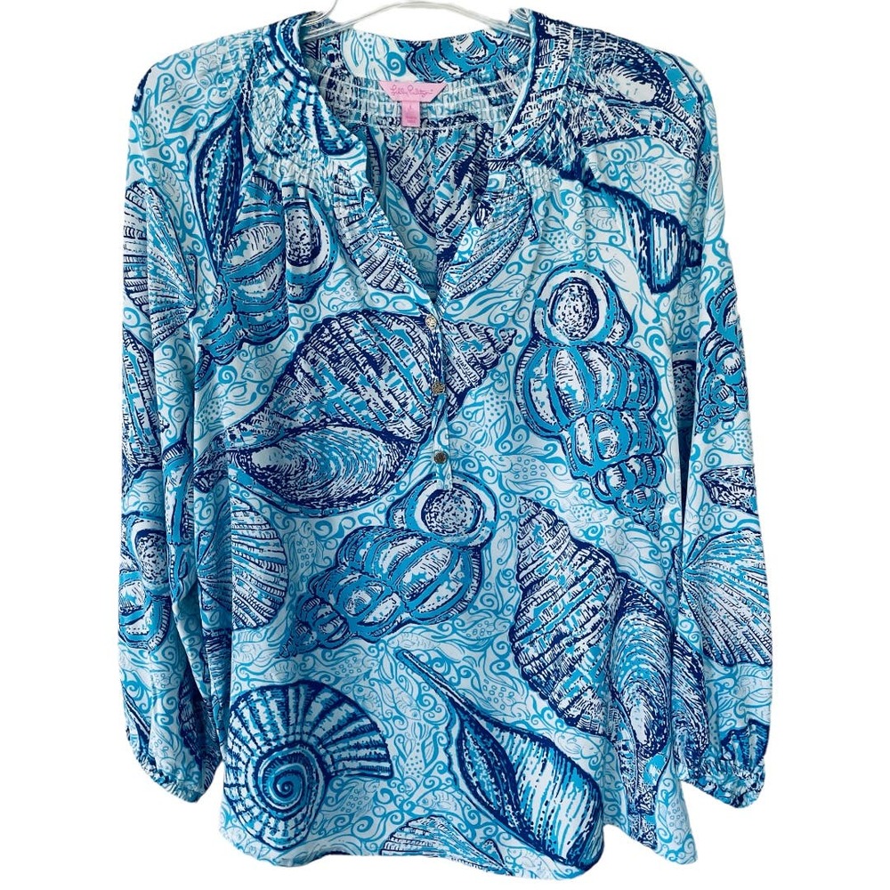 Lilly Pulitzer Silk Elsa Stuffed Shells Size L Babydo… - Gem